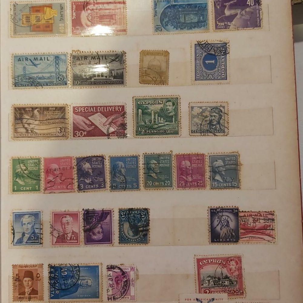 Stamps Album From Early Israel and Palestine and from all over the ...