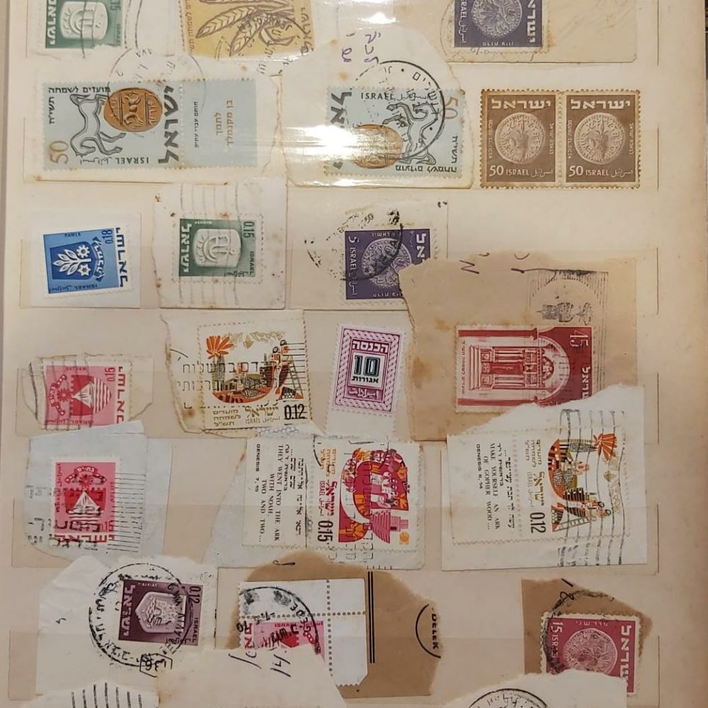 Stamps Album From Early Israel and Palestine and from all over the ...