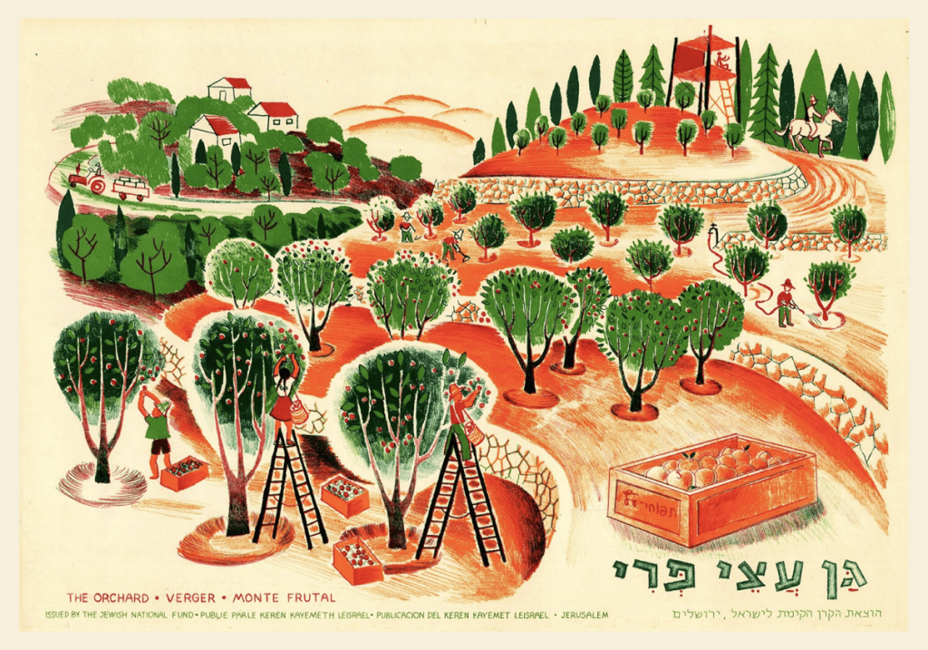 Jewish National Fund 1950s-1960s Isreali Educational Children Posters ...
