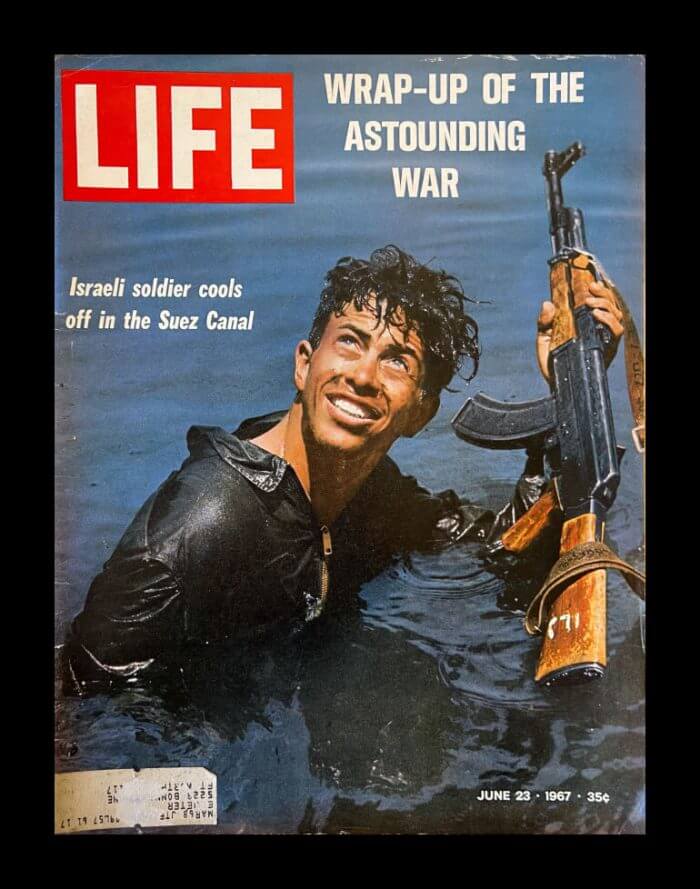 LIFE Magazine 1967 June 23 Israeli War Sinai Battle Six Days War Israel ...