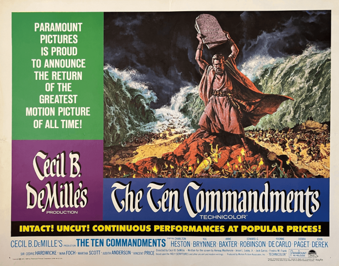 Posters of the Week: The Ten Commandments - VINTAGE ISRAELI POSTERS